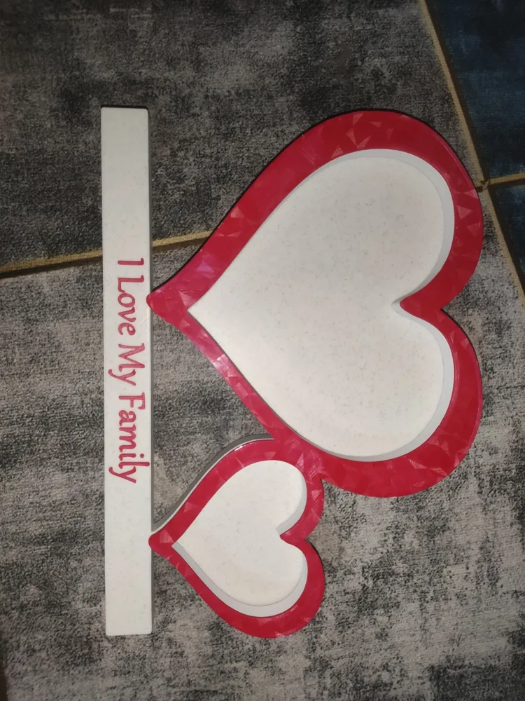 Hearts Photo Frame - Free 3D Print Model - MakerWorld