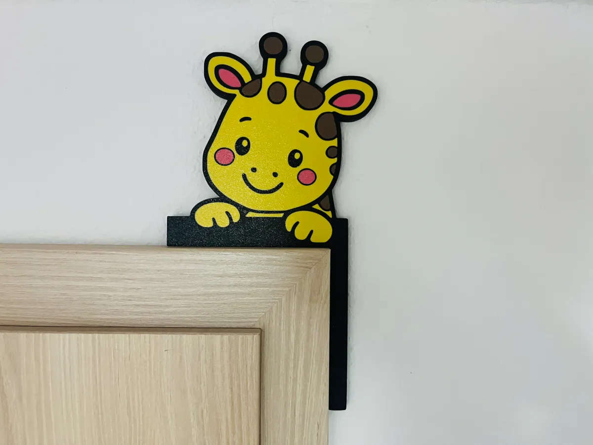 Decorative door corner, Giraffe door corner - Free 3D Print Model ...