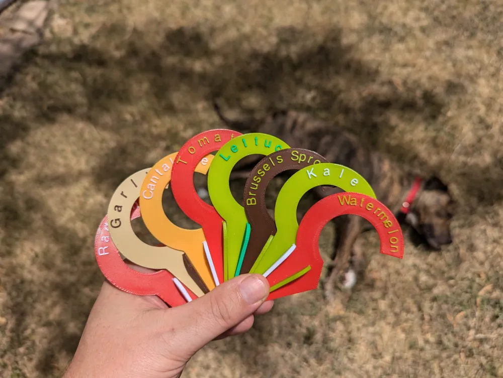 Hydroponic Seed to Soil Name Tags by JJTechPrints - MakerWorld
