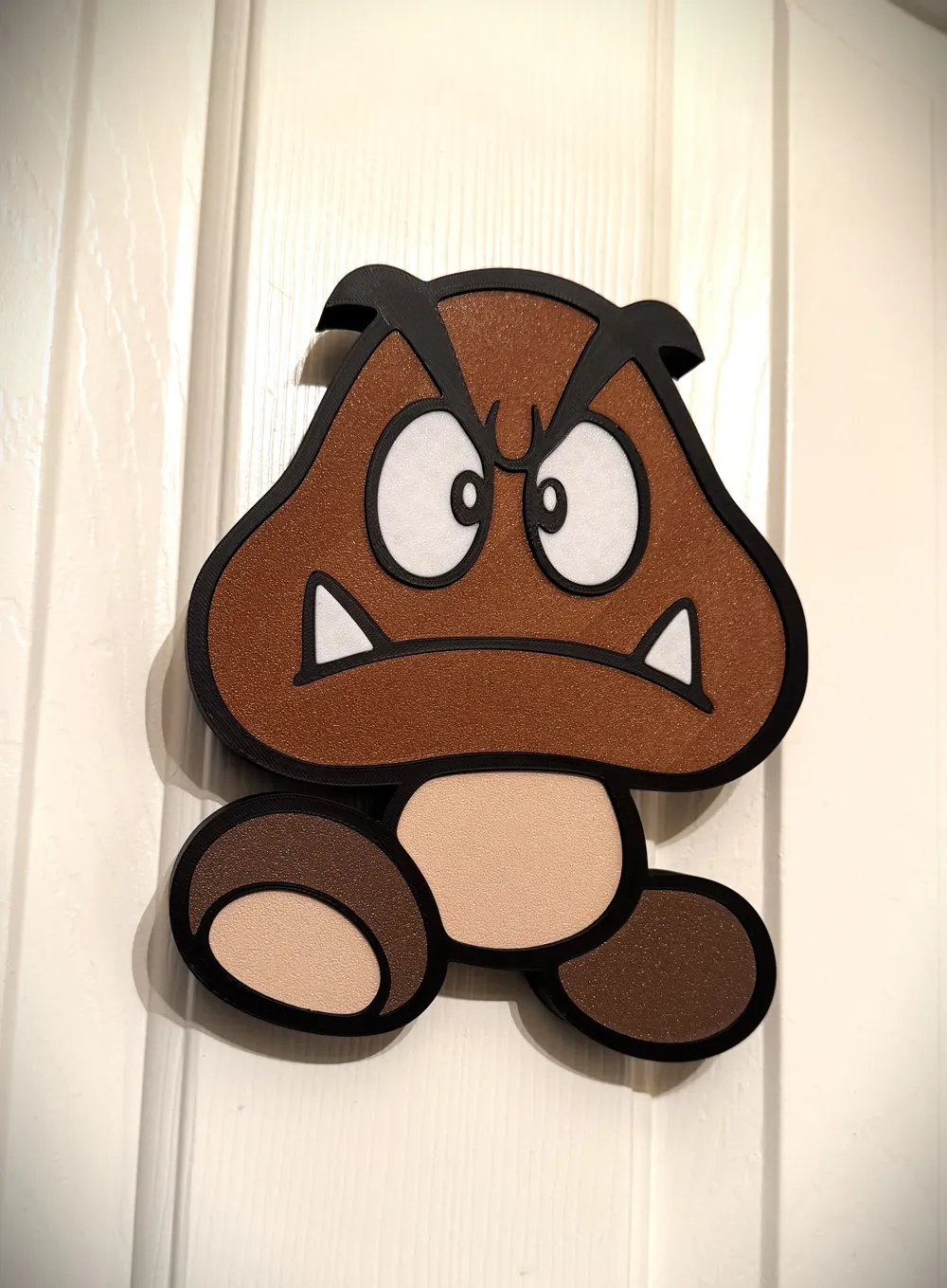 Goomba (NO AMS) Wall Art - Free 3D Print Model - MakerWorld