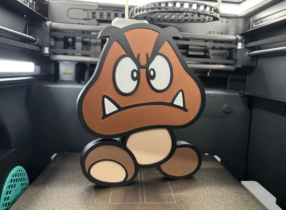 Goomba Wall Decor (NO AMS-Multipart) by ItsBryy3D MakerWorld: Download ...
