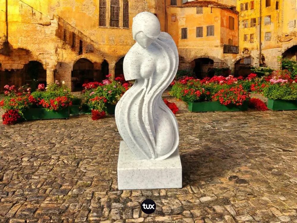 Fluid Grace - Abstract Statue by tux3105 - MakerWorld