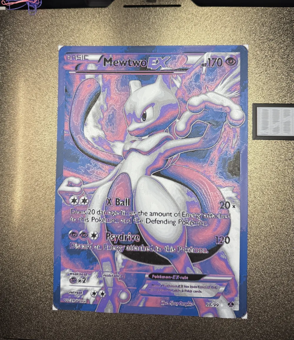 MEWTWO EX |6 colors| AMS by Arii MakerWorld: Download Free 3D Models