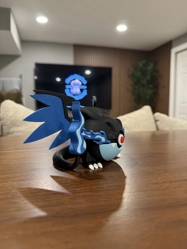 #0006 - Mega Charizard X Poke Ball - Free 3D Print Model - MakerWorld