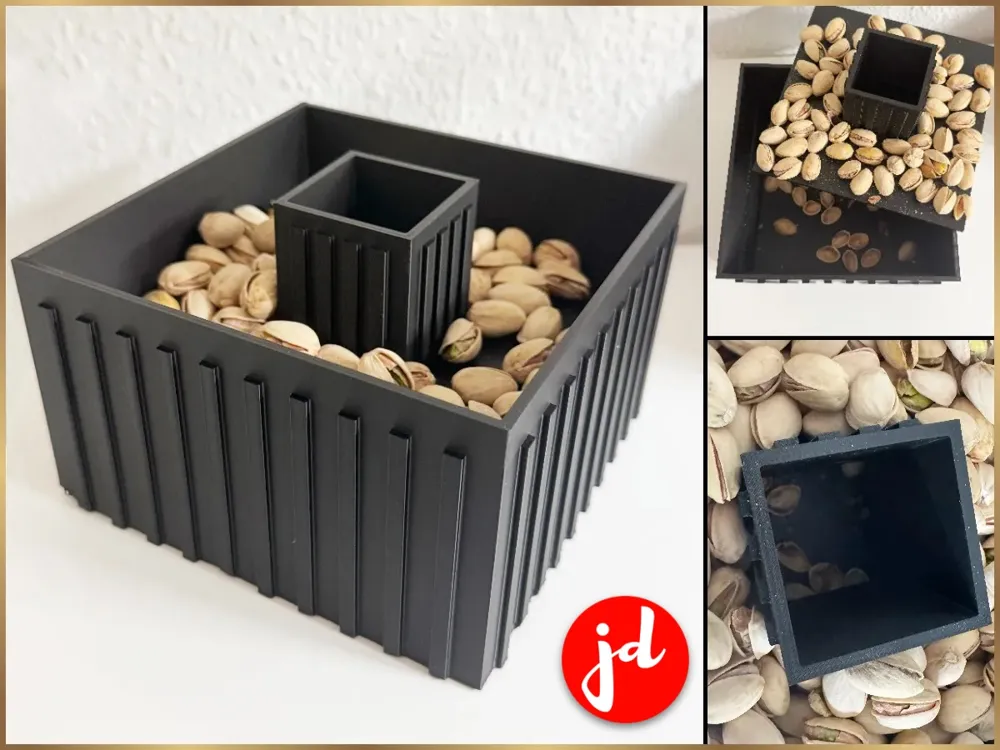 Nut shell with waste container by J.D. Digital Publishing MakerWorld ...
