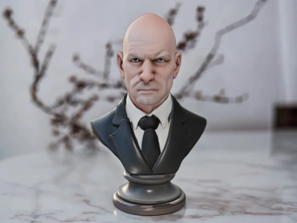 Professor X Statue by SwotariCZ - MakerWorld