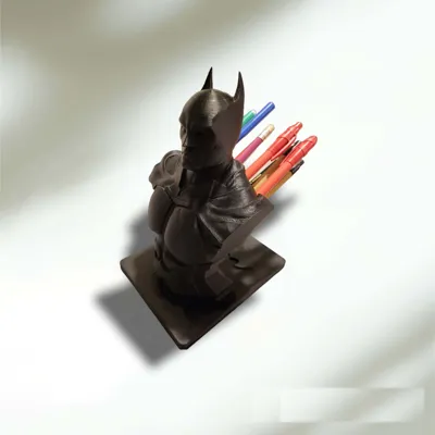 Batman pen holder by cadex1 - MakerWorld