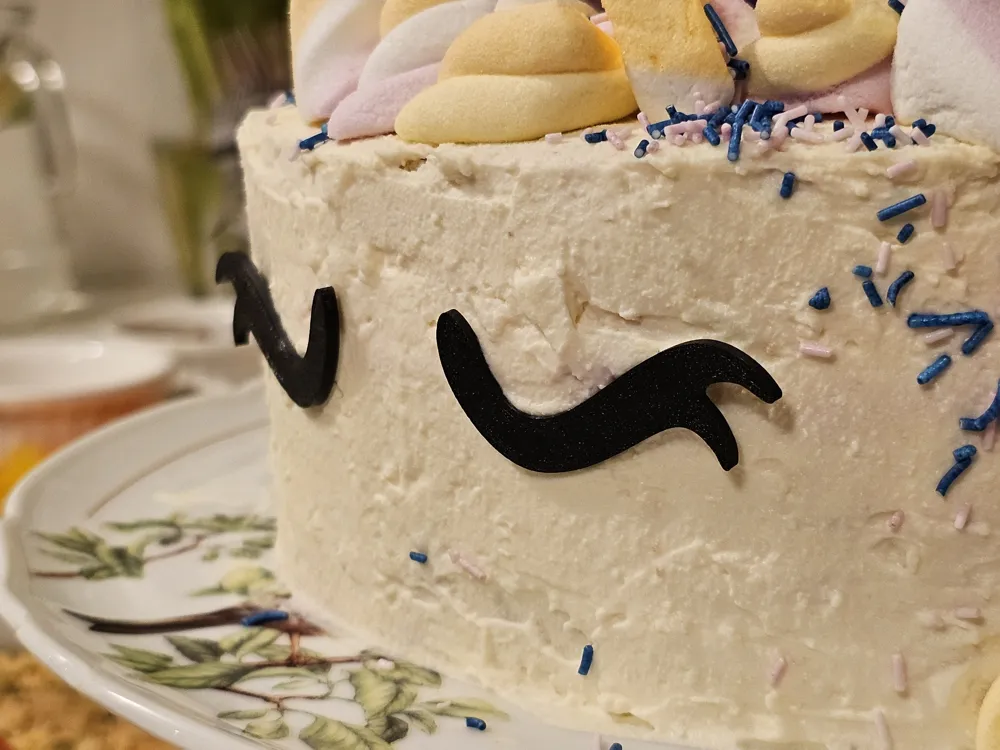 Unicorn eyelashes for cake by SwiatDruku3D MakerWorld: Download Free 3D ...