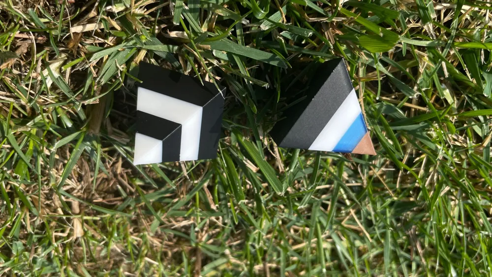 AMS Test Only 24min - Fast AMS Test Print Pyramid 4 Colors and 2 Colors ...