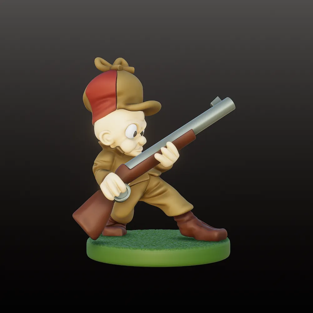 Becoming a Wabbit Huntew - Elmer Fudd by RS.3DP MakerWorld: Download ...