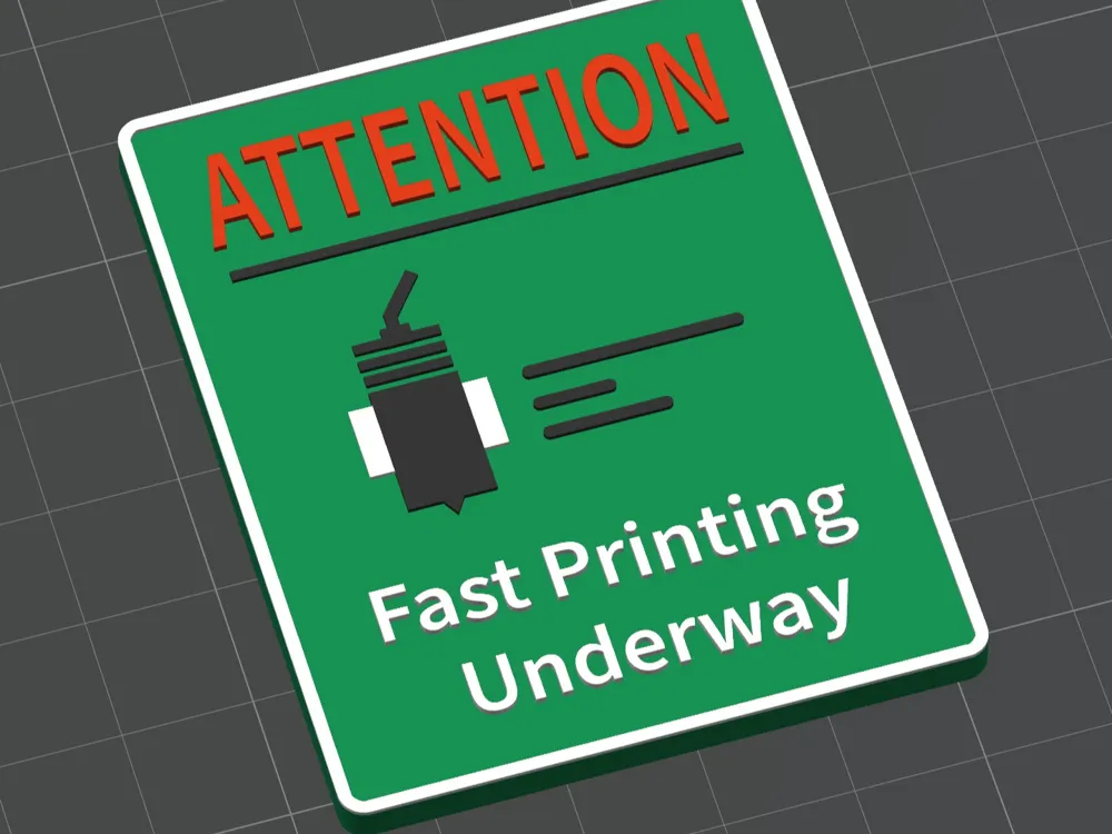 Bambu Lab Sign (Fast Printing) by 3RD AI - MakerWorld