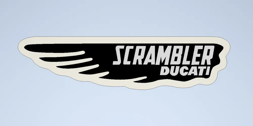 Ducati scrambler logo by Marco De Gennaro - MakerWorld