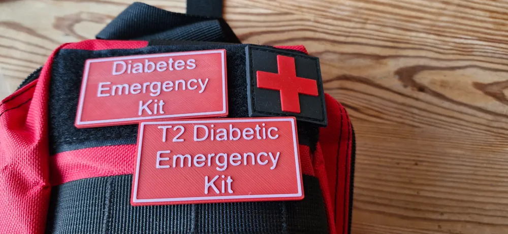 Label for glucagon kit. by Maanprint - MakerWorld