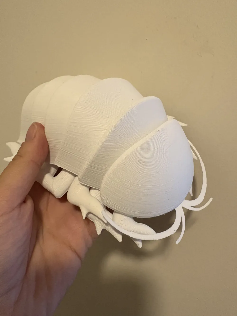 Articulated Giant Isopod, Pill bug, Rolly Polly - Free 3D Print Model ...