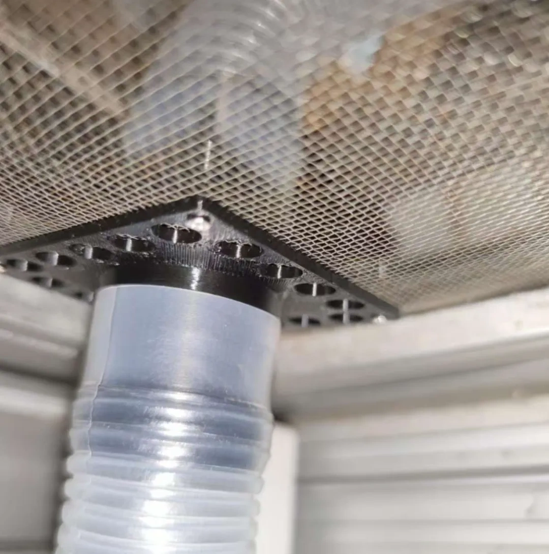 Bambu P1S external exhaust - 32mm flexible tube screen connection by 星辰 ...