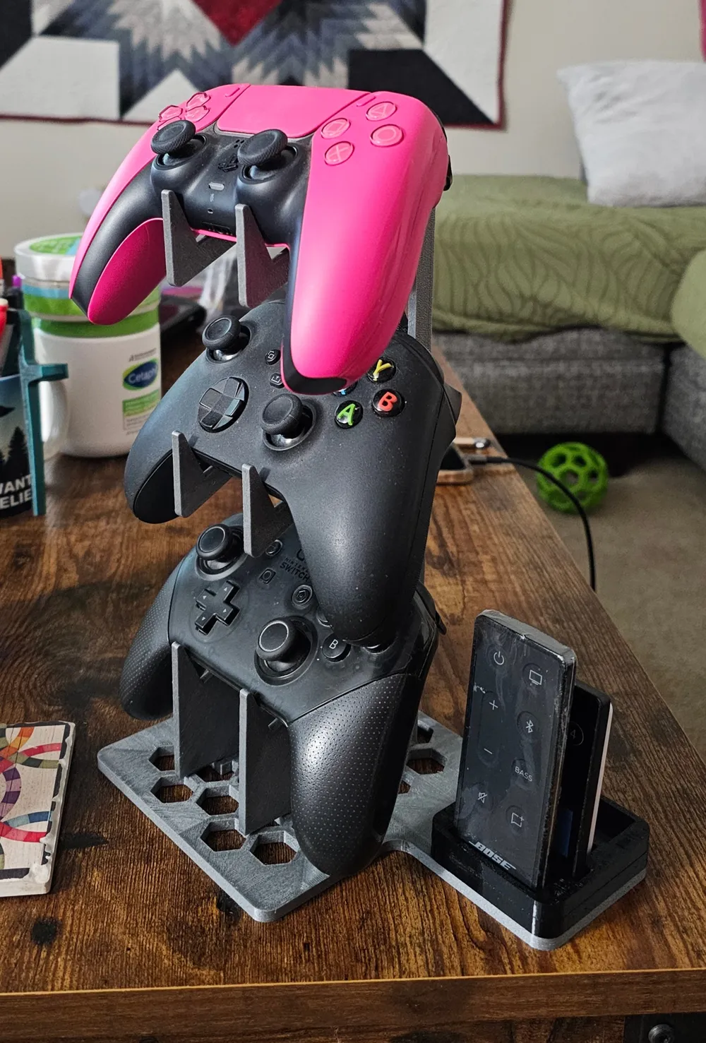 3 Tier Universal Controller Stand Remixed by Eric MakerWorld: Download Free 3D Models