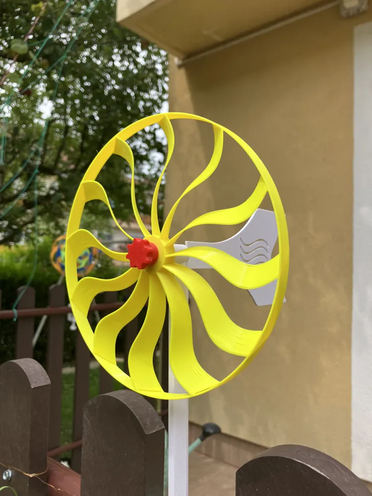 Windmill turbine design with 1-2-3 - Free 3D Print Model - MakerWorld