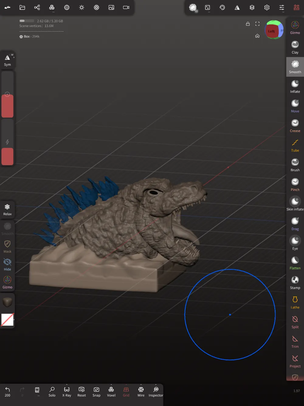 Godzilla Bust - Free 3D Print Model - MakerWorld