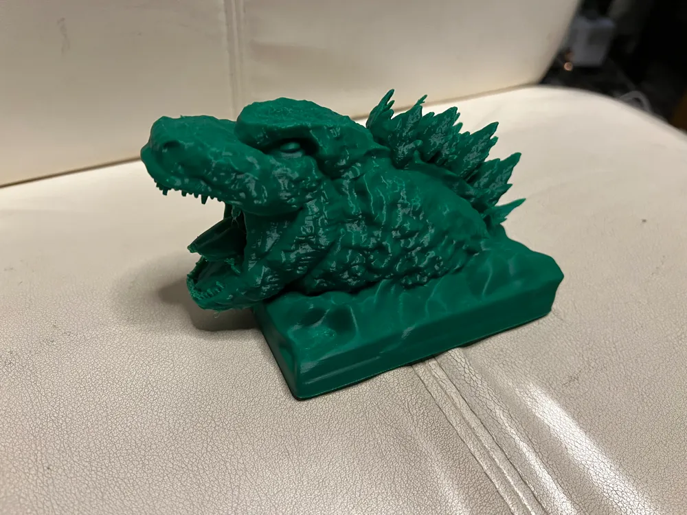 Godzilla Bust - Free 3D Print Model - MakerWorld