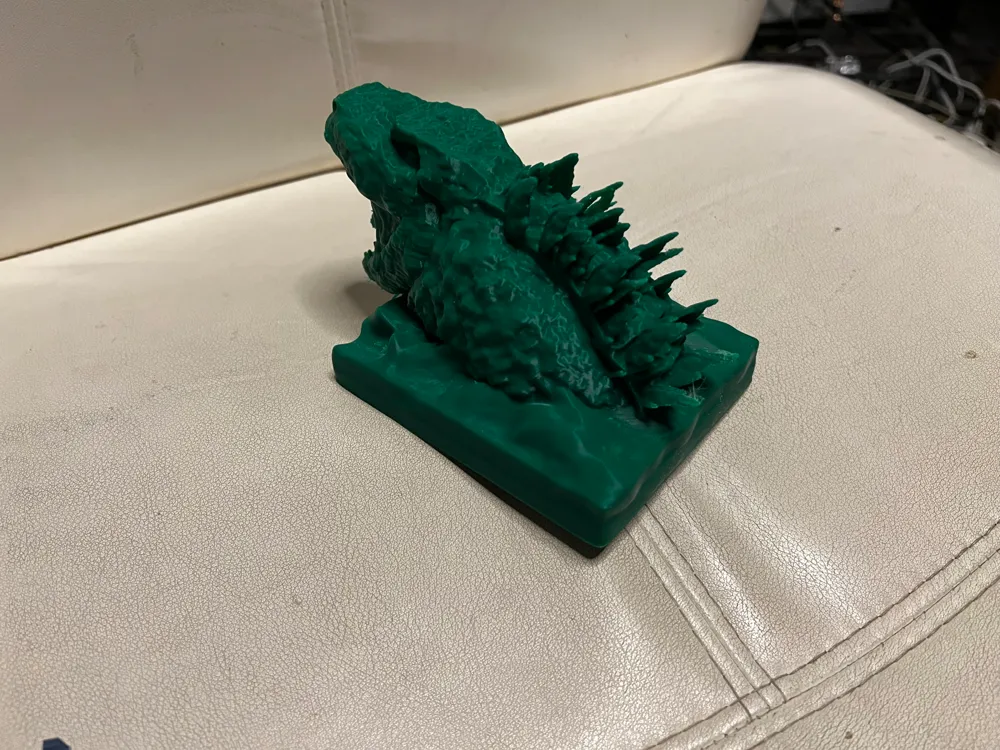 Godzilla Bust - Free 3D Print Model - MakerWorld