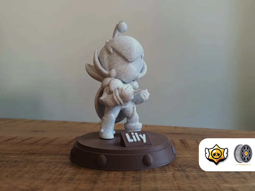 Lily | XL Brawl Stars Figurine (NO AMS) - Free 3D Print Model - MakerWorld