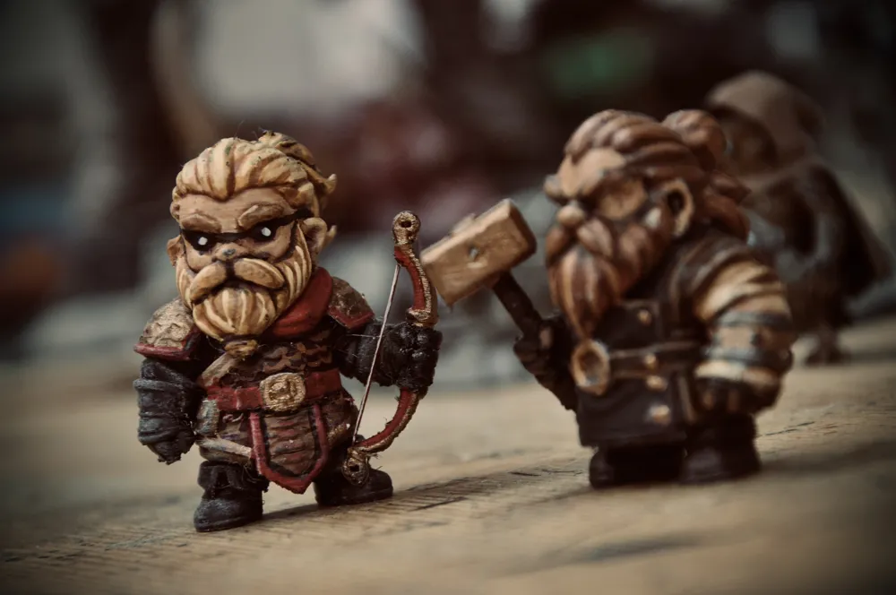 Dwarf Archer Miniature – Borin Stoneshot | DnD by Redsing_ART ...