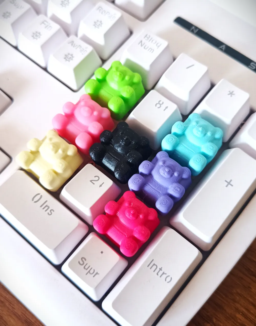Gummy Bear keycap - mechanical keyboard by Hiko 3D - MakerWorld