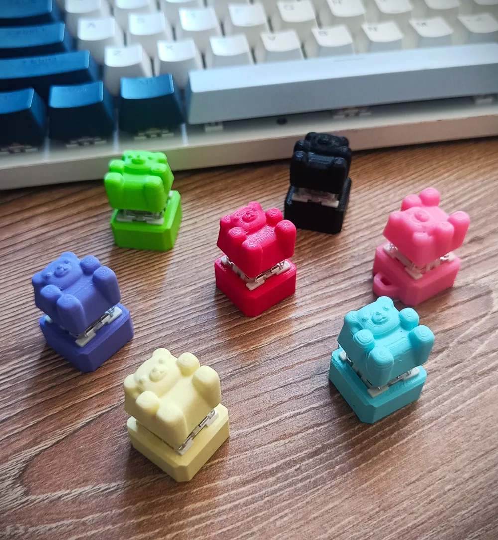 Gummy Bear keycap - mechanical keyboard by Hiko 3D - MakerWorld
