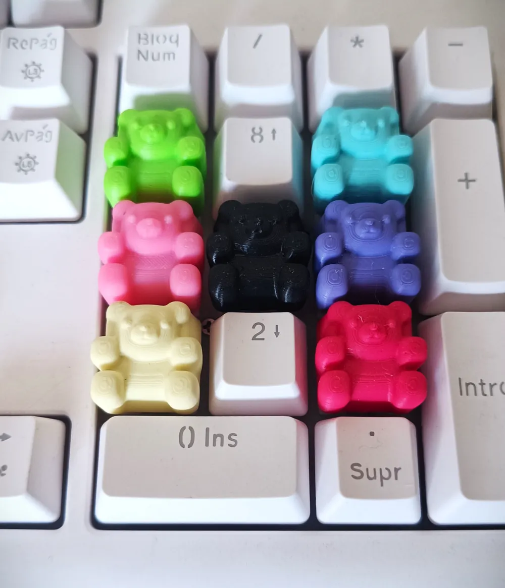 Gummy Bear keycap - mechanical keyboard by Hiko 3D - MakerWorld