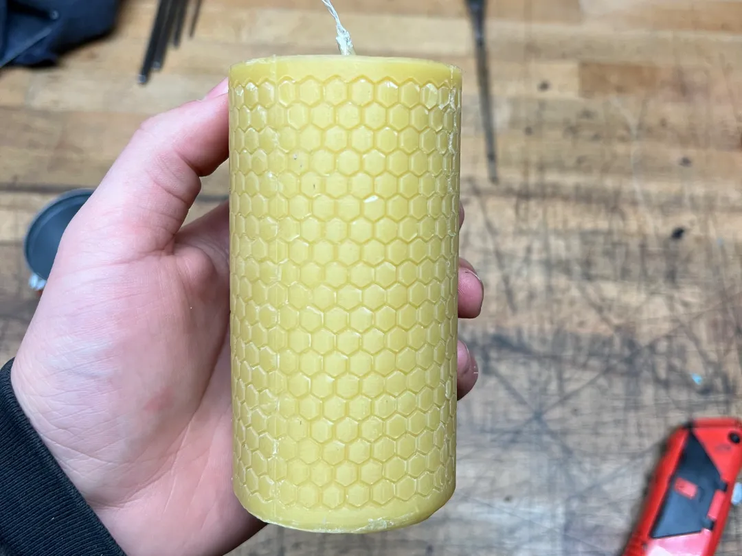 Candle Mold Honeycomb Pattern 60x120mm honeycomb - Free 3D Print Model ...