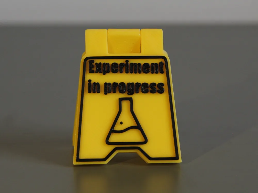 Chem-Lab Mini Signs Set | Safety with Style! by PolyNova MakerWorld ...