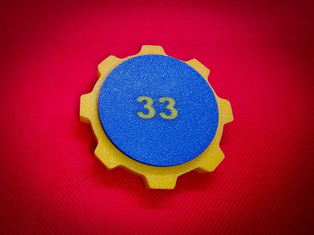 Fallout Vault Number Fidget Toys by Jinivus 3D - MakerWorld
