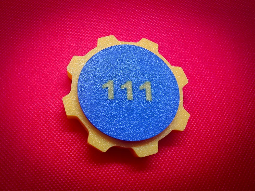 Fallout Vault Number Fidget Toys by Jinivus 3D - MakerWorld