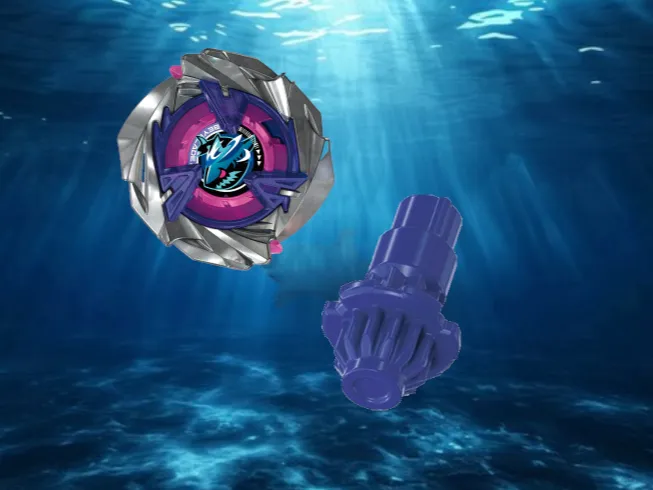 Beyblade X Bit - Under Flat - Free 3D Print Model - MakerWorld