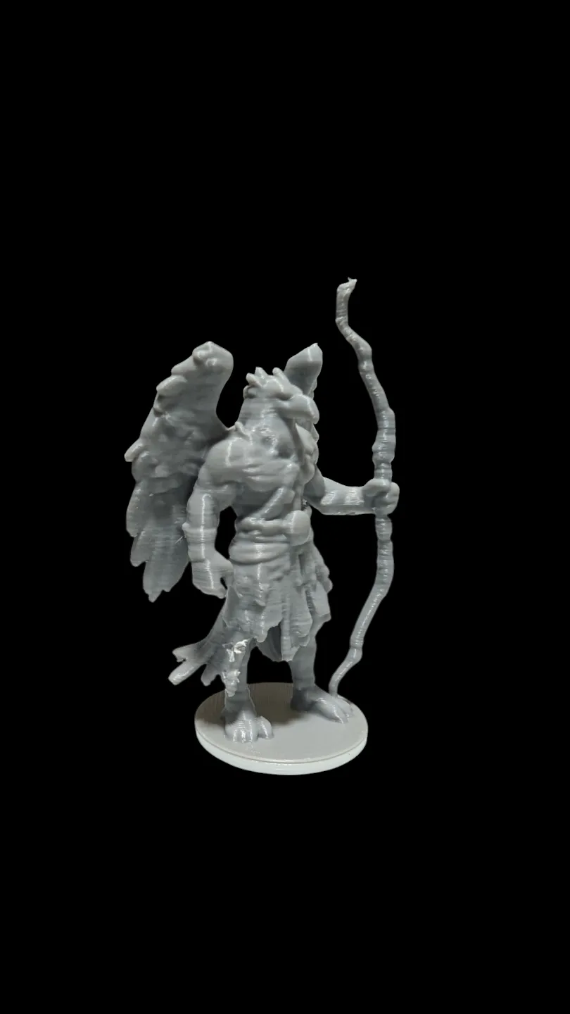 DnD / Pathfinder Aarakocra Ranger Mini by MikeGyver - MakerWorld