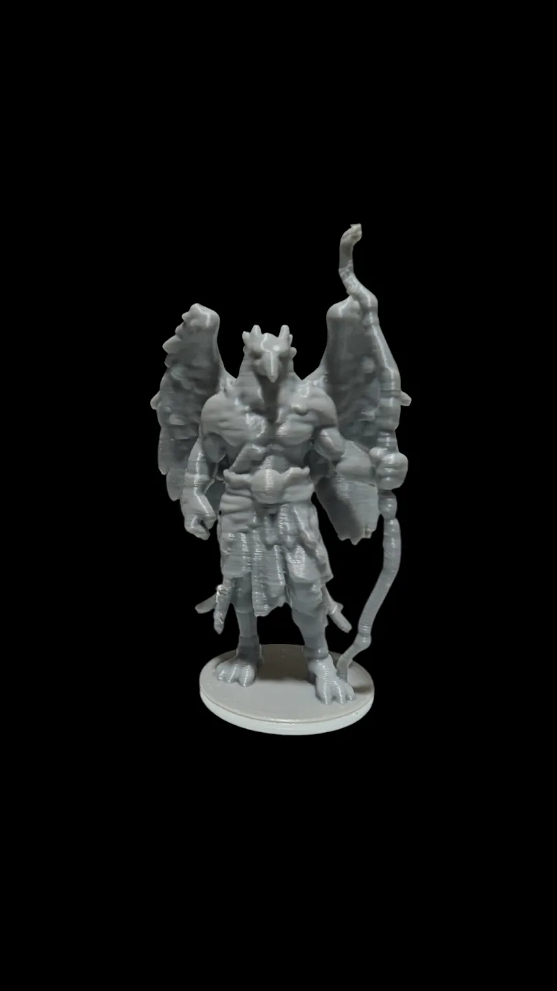 DnD / Pathfinder Aarakocra Ranger Mini by MikeGyver - MakerWorld