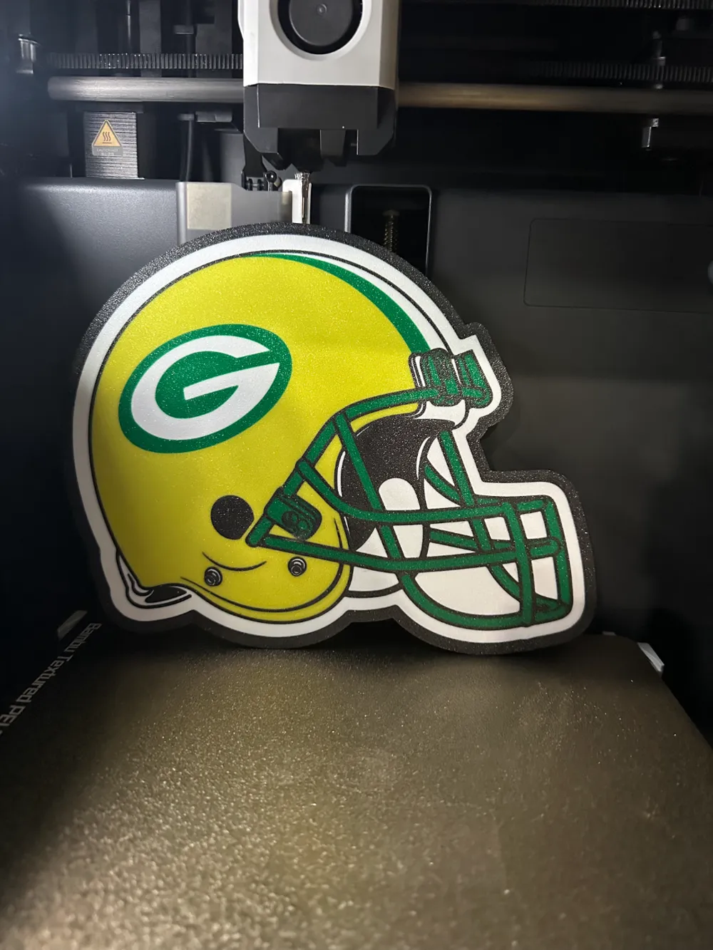 Green Bay Packer Helmet Light Box by NES 3D - MakerWorld