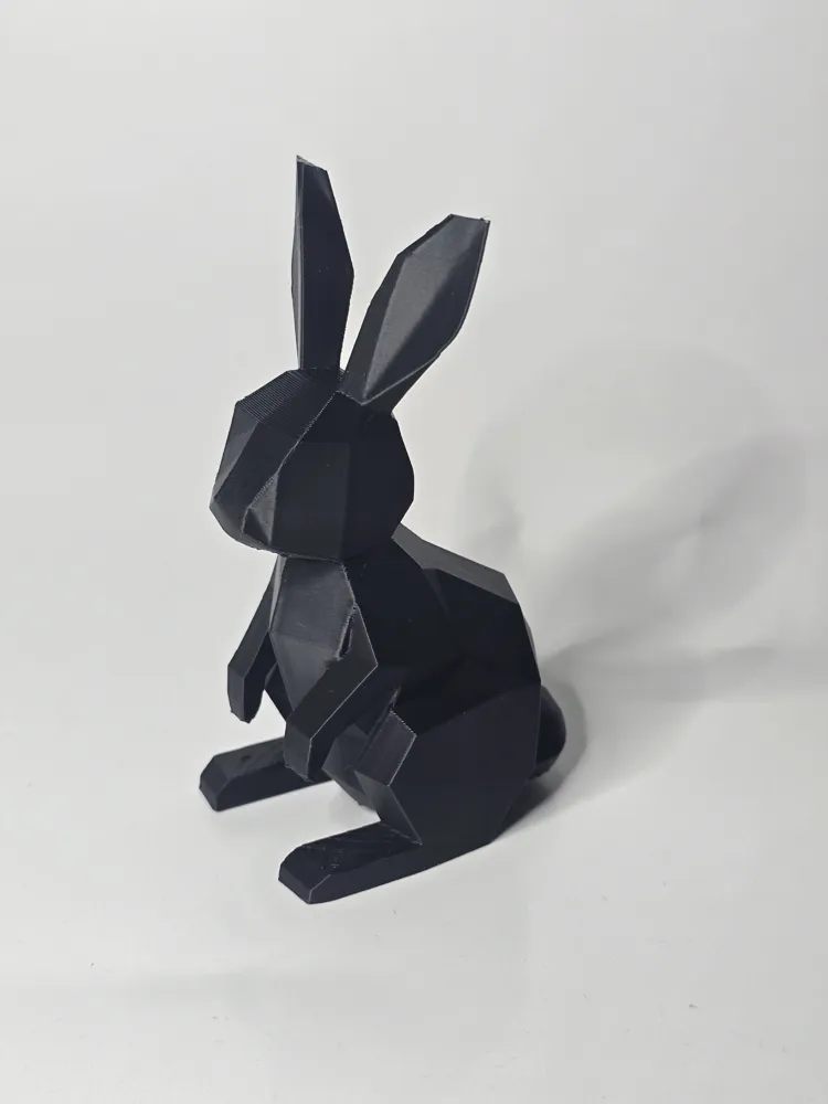 Conejo minimalista low poly - Modelo de impresión 3D gratuito - MakerWorld