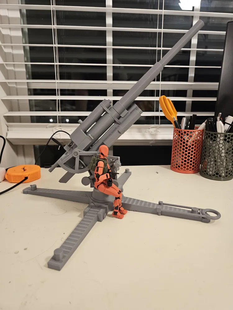 Dummy 13 AA Gun/ PAK88 - Free 3D Print Model - MakerWorld