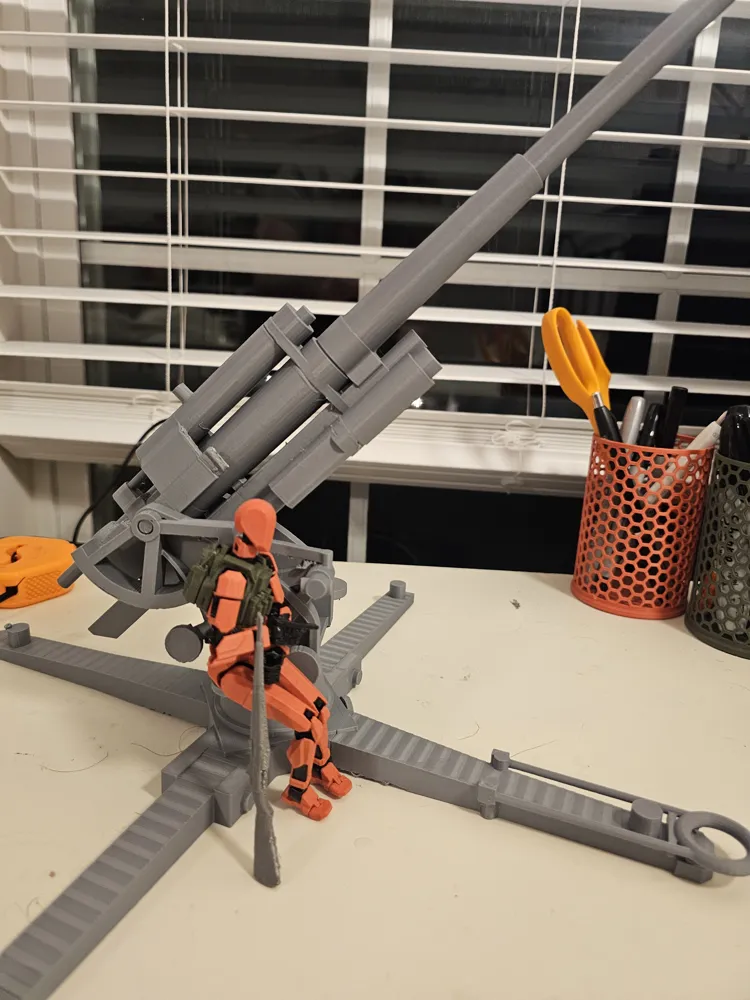 Dummy 13 AA Gun/ PAK88 - Free 3D Print Model - MakerWorld