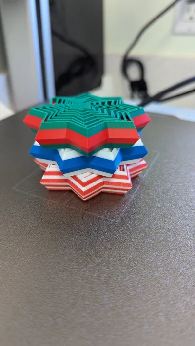 Star Fidget - Free 3D Print Model - MakerWorld