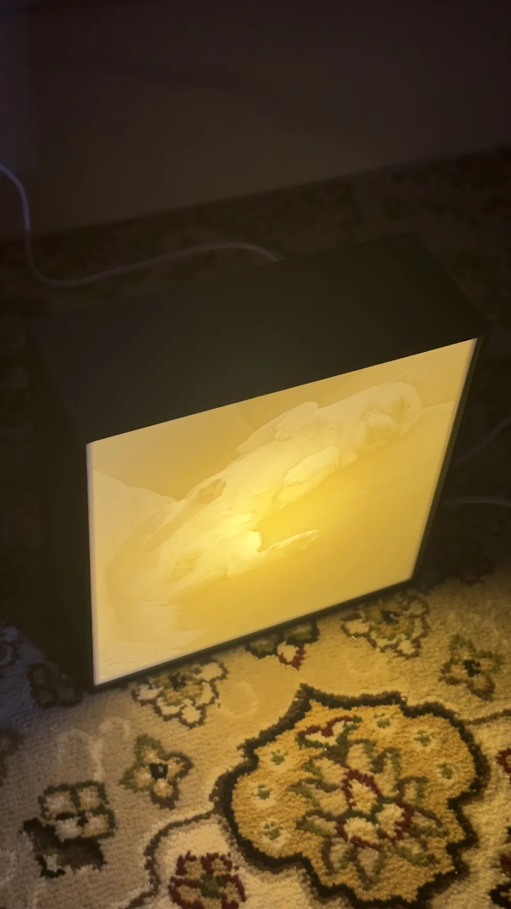 Lithophane Box 150mm Squared for LED Lamp Kit - Free 3D Print Model ...