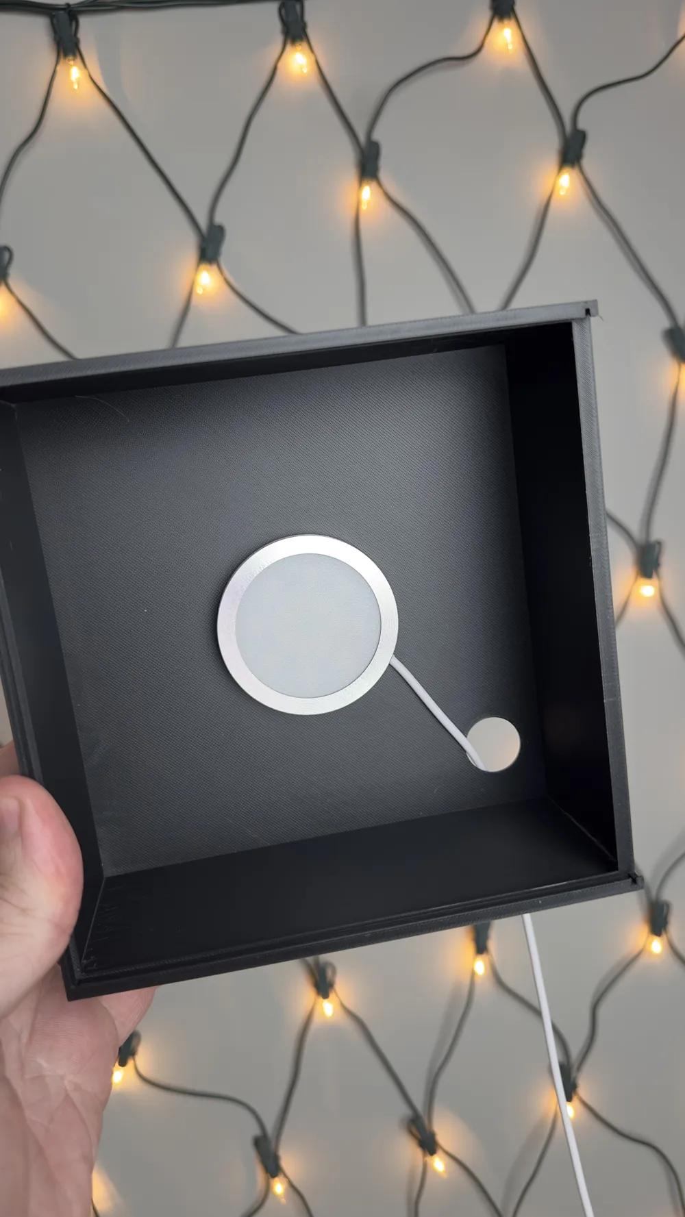 Lithophane Box 150mm Squared for LED Lamp Kit - Free 3D Print Model ...