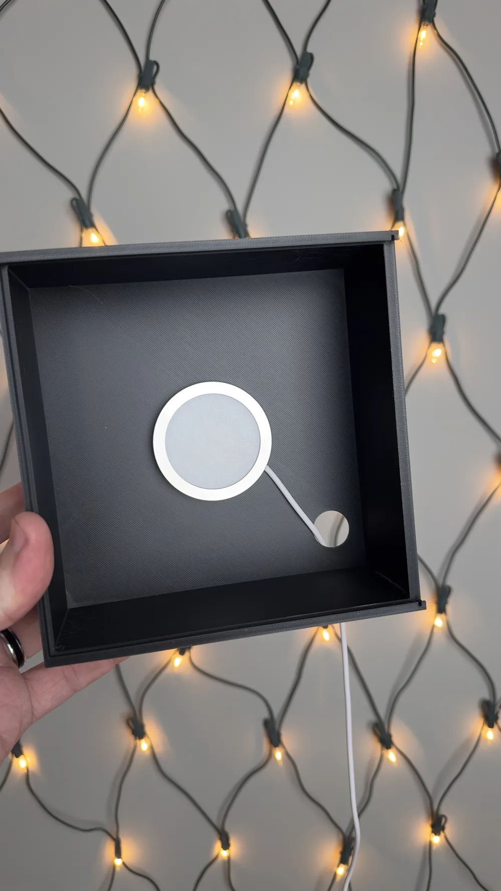 Lithophane Box 150mm Squared for LED Lamp Kit - Free 3D Print Model ...