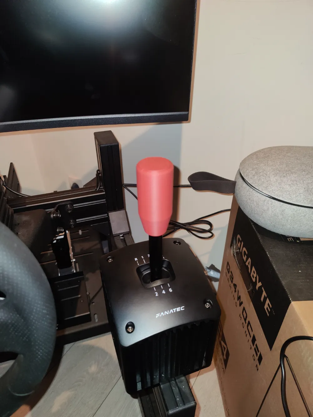 Shifter Knob for Fanatec ClubSport SQ V1.5 by RemcoGoy - MakerWorld