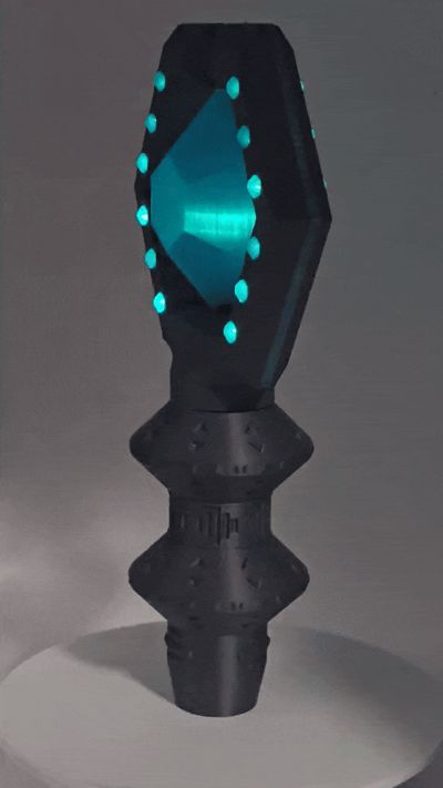 The Spire Wizard Staff Topper by Llambda MakerWorld: Download Free 3D ...