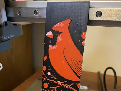 cardinal 3d print model download - MakerWorld