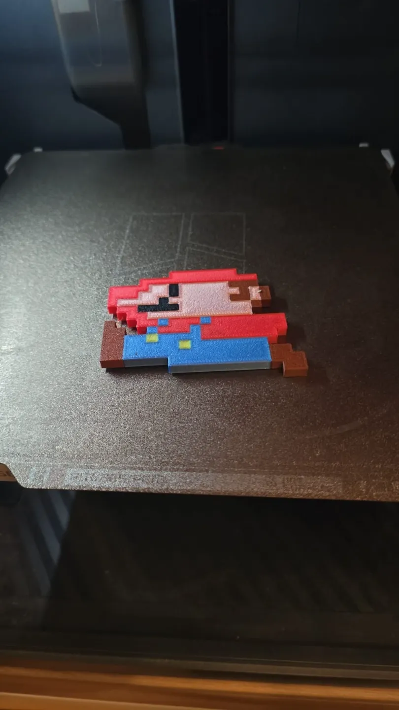 Super Mario Pixel Art by 3D_TommyK86 - MakerWorld