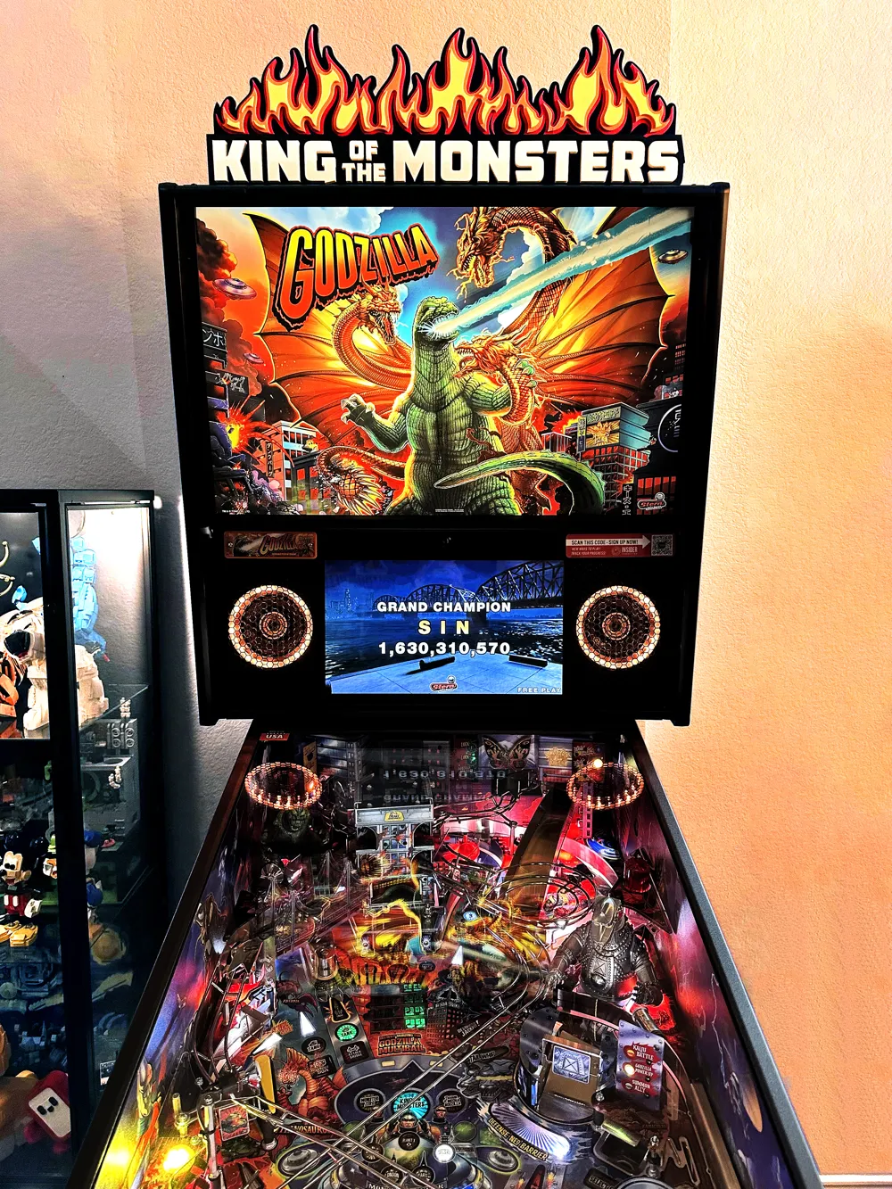 Stern Pinball: Godzilla "KOTM" Topper - Free 3D Print Model - MakerWorld