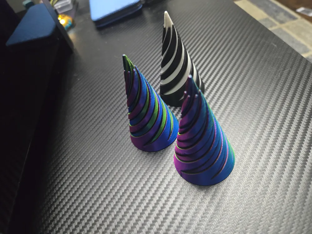 Spiral fidget cone by Zabois29 MakerWorld: Download Free 3D Models